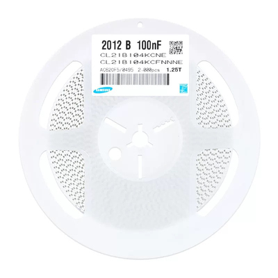 原装 0805贴片电容 100V 100NF ±10% X7R CL21B104KCFNNNE 50只