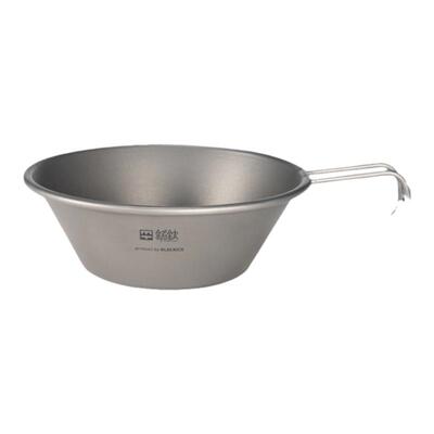 黑冰户外露营轻量便携单人钛碗