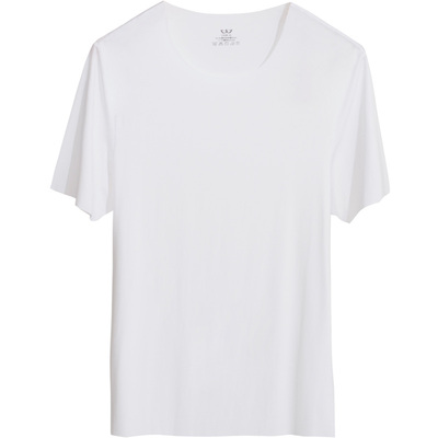 莫代尔无痕t恤短袖男士打底上衣