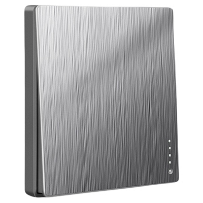 欧奔拉丝灰色16a多孔开关插座