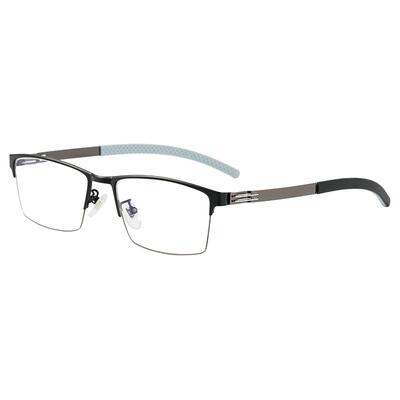 金属合金近视眼镜男可配度数