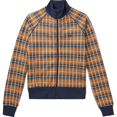 【折扣】Wales Bonner 秋冬男修身刺绣格纹夹克外套