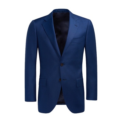 suitsupply-lazio蓝色上衣羊毛