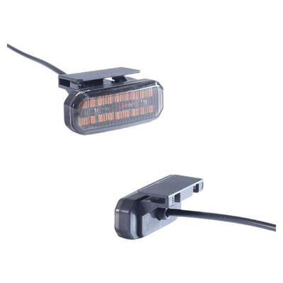 适用斯巴鲁中网小黄灯森林人XV傲虎旭豹CROSSTREK中网灯改装爆闪