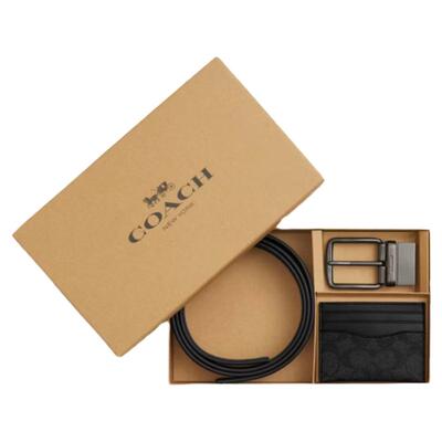 腰带礼盒蔻驰PVC男士奥莱款