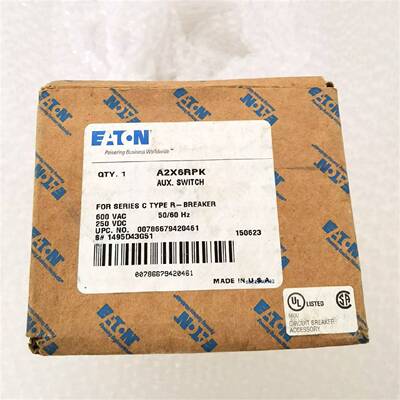 议价EATONCORPORATIONA2X6RPK1495D43G51辅助开关现货