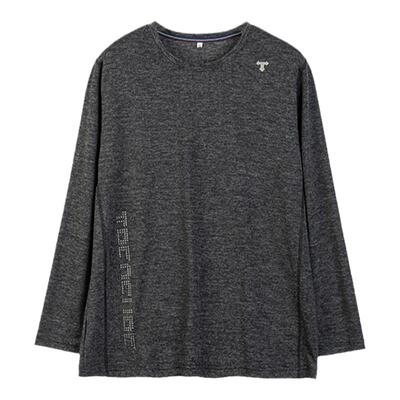 男士阳离子速干圆领长袖T