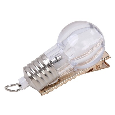 趣味搞怪剪刀灯泡发夹女侧边刘海