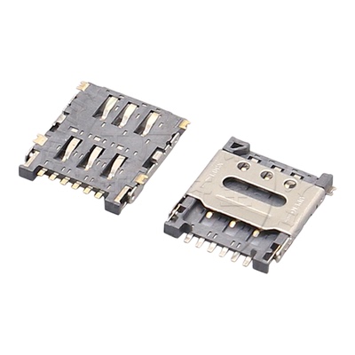 nano翻盖卡座SMT贴片式