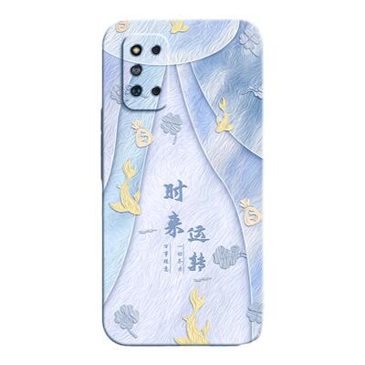 温暖寄语适用三星F52手机壳samsungf52新款M33硅胶galaxyf套全包galaxy防摔samsung男女5G小清新艺术油画外壳