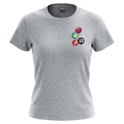 NOPASS立体别针修身正肩短袖