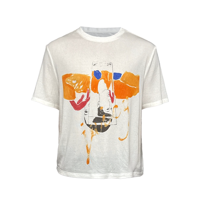 JCAESAR TEE JUICY印花短袖 多美天丝羊毛 数码印花 合体版型