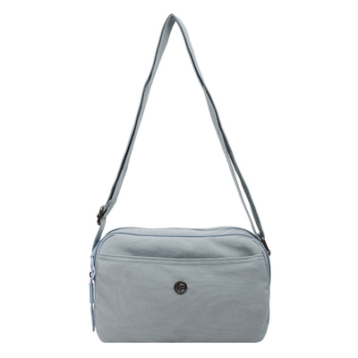 轻便横款多隔层防水单肩斜挎小包