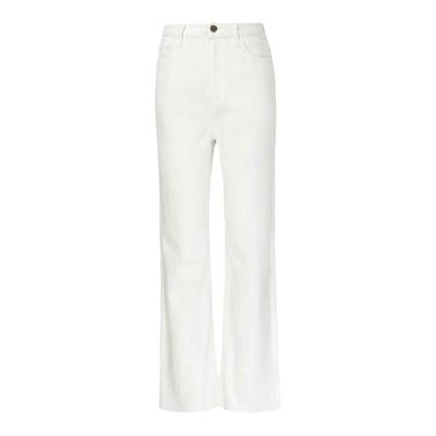 秋冬款Frame棉弹9分裤直筒老爹裤