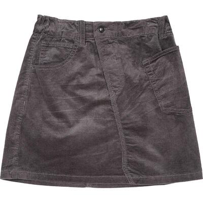 蓬马大童半身裙短款棉质弹力灯芯绒腰裙春装女儿童pomme de terre