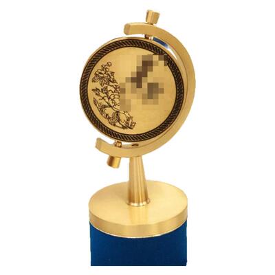 纯黄铜小目标摆件一个亿