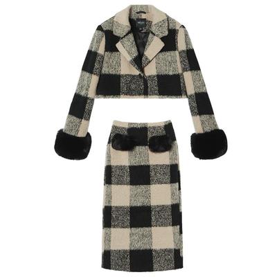 千金小香风MEETLADY呢子套装