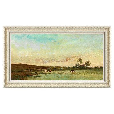 风色欧式风景油画客厅餐厅装饰画