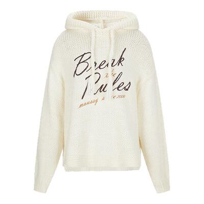 【赵露思同款】MOUSSY 秋季新品甜酷字母毛针织衫028IAZ70-1028