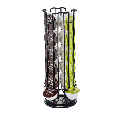 DolceGusto胶囊旋转不锈收纳架