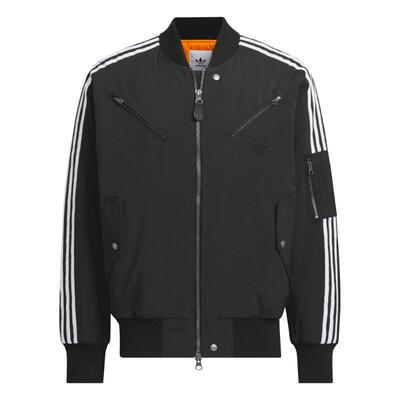 阿迪达斯三叶草男运动保暖棉服