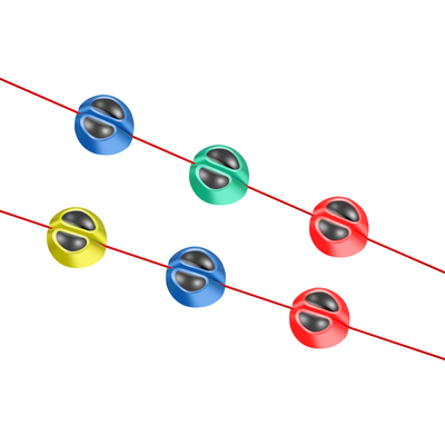 AIGEMA包胶咬铅夹铅开口铅