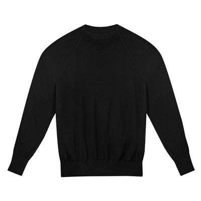 100%美利奴羊毛圆领针织衫