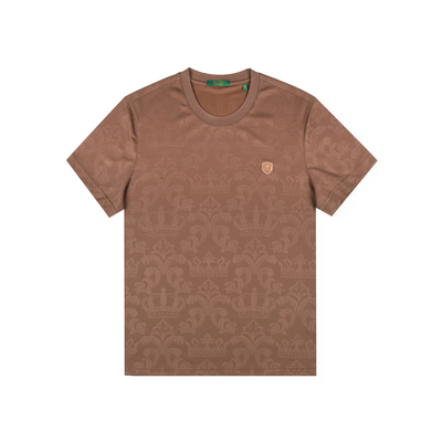 【桑蚕丝+老钱风】Raidy Boer/雷迪波尔2025年夏男装短袖T恤7026