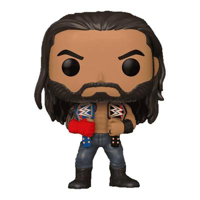 WWE罗曼·雷恩斯双冠王版手办