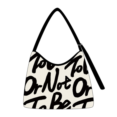 尼睿创意字母简约百搭斜挎包