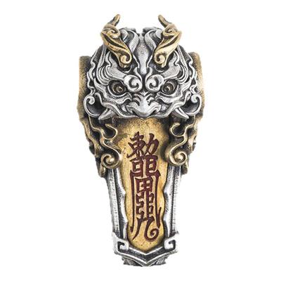 琢匠s925银道系文玩山鬼三通