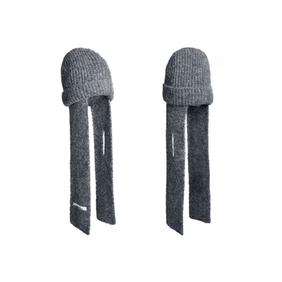 可拆卸围巾多穿法功能羊毛冷帽