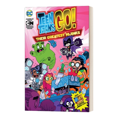 英文原版 Teen Titans Go! Their Greatest Hijinks 少年巨人们走吧 他们最大的弱点 DC漫画 英文版 进口英语原版书籍儿童图书