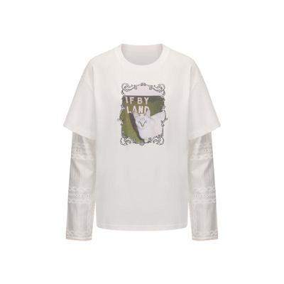 IFBYLAND薄荷猫咪系列T恤