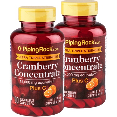 呵护女性美国系统2瓶蔓越莓胶囊