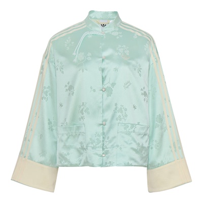 Adidas/阿迪达斯正品三叶草女士经典新中式提花时尚外套KY5742