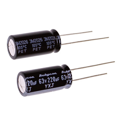 进口铝电解电容63v220uf红宝石