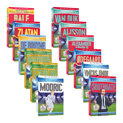 Matt &Tom Oldfield Ultimate Football Hero 足球明星人物传记12册 儿童励志章节书小说 青少年英语课外读物 英文原版进口图书