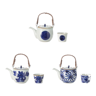 BARBAR马场商店日式半瓷茶壶茶杯