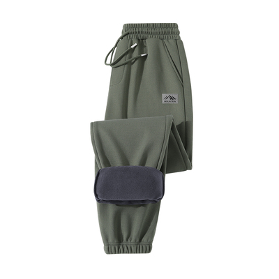 真维斯酷丝格重磅加厚卫裤男秋冬