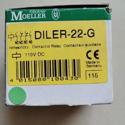 议价金钟穆勒接触器DILER-22-G DC24V  DC110V 现货