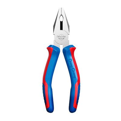 东成老虎钳钢丝钳多功能电工钳子