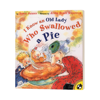 英文原版 I Know an Old Lady Who Swallowed a Pie 我认识一个吞了一个派的老太太 英文版 进口英语原版书籍