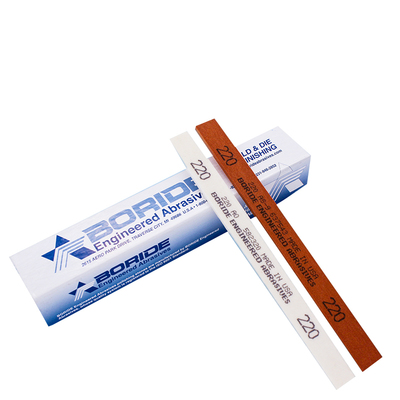 美国BORIDE必宝油石1/8*1/4*1/2模具打磨抛光AS9红O白150#600#