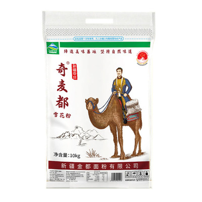 奇麦都雪花粉新疆高筋面粉10kg