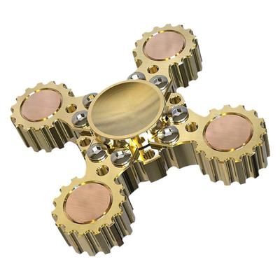 指尖陀螺纯铜四齿蒸汽涡轮