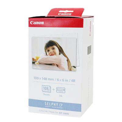佳能CP1300/1200/1500照片打印机相纸5/6寸RP/KP-108IN原装KL36IP