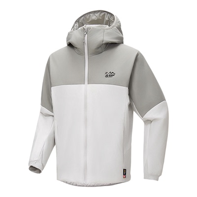 奥索卡秋冬无氟防泼水连帽棉服男