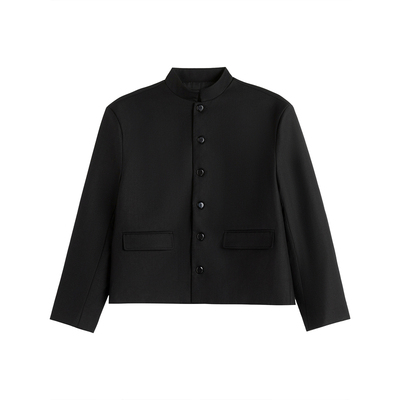 INSOMNIA气质短款新中式立领夹克