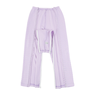 全开式病号服易穿脱夹棉拉链